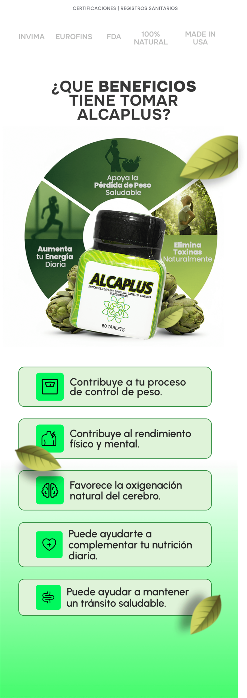 Alcaplus Original | Suplemento Natural Adelgazante